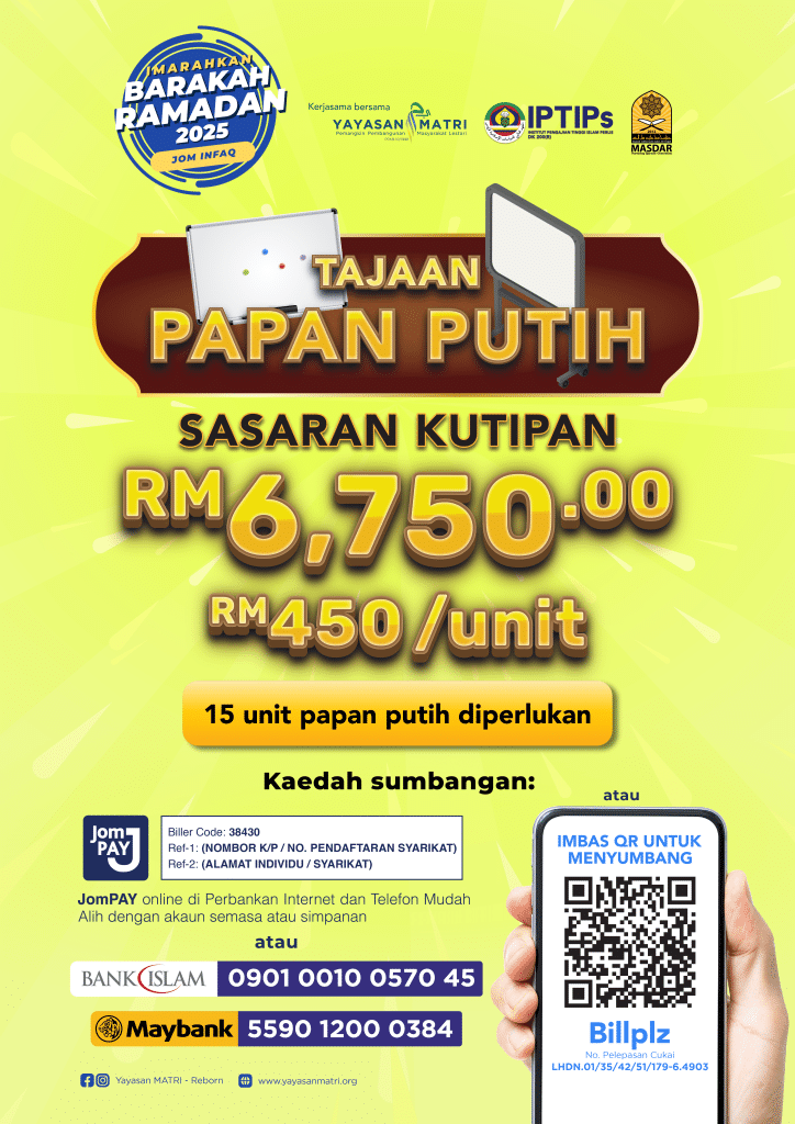 Tajaan Papan Putih MASDAR - Yayasan Matri